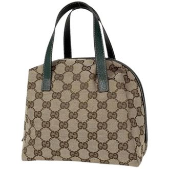 Gucci Sac &agrave; main vintage Pre-owned en toile - Femme - Pre-owned - Beige - Taille: ONE Size