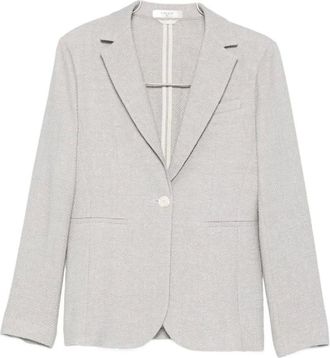 Circolo 1901 Femme, Vestes, Gris, Taille: 44 FR Blazer Crois&eacute;