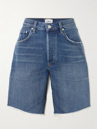 Citizens Of Humanity Short En Jean Effil&eacute; Ayla - Bleu