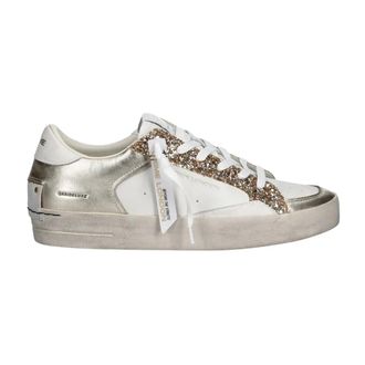 Crime London SK8 Deluxe - Femme - Chaussures - Blanc - Taille: 41 EU