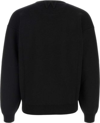 Willy Chavarria Embroidered Sweater - Black