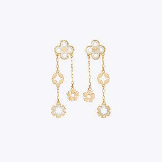 Tory Burch Damen Forget Me Not Linear Earrings