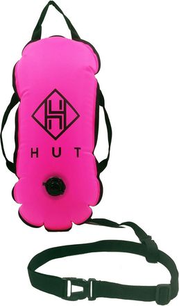Hut Hut Rosa Tow Float - Premium-Schlepp-Schwimmboje f&uuml;r Freiwasserschwimmer, Wildschwimmer, Triathleten. Geeignet f&uuml;r Erwachsene und Kinder. Gesehen Werd