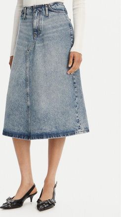 HUGO BOSS Jeansrock 50530310 Blau Regular Fit