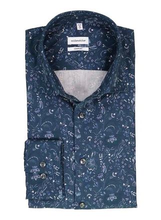 Seidensticker Seidensticker Herren Hemd blau