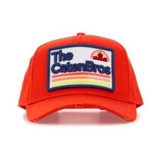 Dsquared2 Homme, Accessoires, Orange, Taille: ONE Size Casquette de baseball