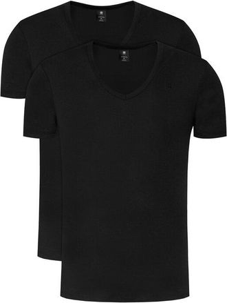 G-Star Raw T-Shirt-Set Base D07207-124 Schwarz Slim Fit