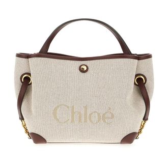 Chlo&eacute; Kleine Double Carry Henkeltasche - - Bags - Damen - Beige - ONE SIZE