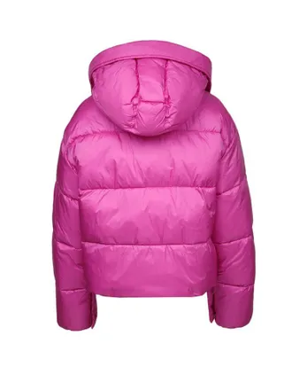 Pinko Womens Winter Jacket Purple Polyamide Apparel - Outwear