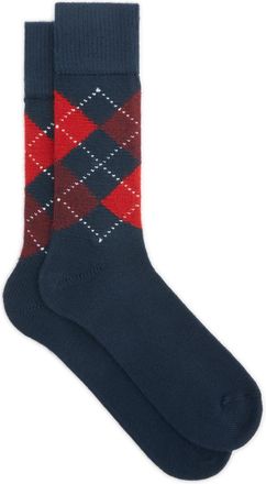 Burlington Chaussettes mi-hautes à motif losanges