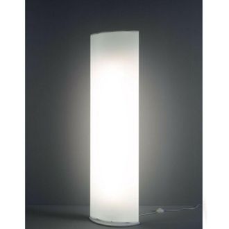 Linea Zero Linea Zero - Integrierte LED-Stehlampe aus wei&szlig;em Kunststoff Cm. 44 x 26 x 158 h