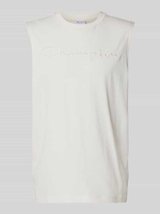 Champion Top mit Label-Stitching und Rundhalsausschnitt