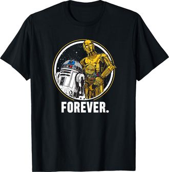 Star Wars C-3PO and R2-D2 Friends Forever T-Shirt