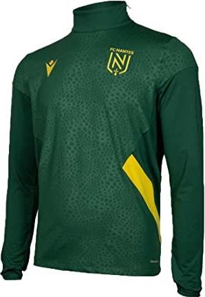 Macron Sweatshirt FC Nantes Entrainement Staff Officiel Football - Vert - XL