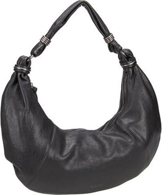 Fredsbruder Cuir sac &agrave; &eacute;paule Always With You Big Hobo Black noir