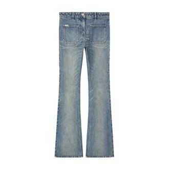 Courr&egrave;ges Flared Leg Jeans - - Jeans - Damen - Blau - W28