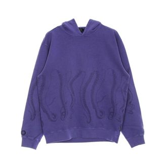 Octopus Amethyst Gef&auml;rbter Leichter Hoodie Herren - - Sweatshirts & Hoodies - Herren - Lila - S
