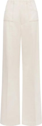 Philosophy di Lorenzo Serafini Femme, Pantalons, Beige, Taille: 38 FR Wide Pantalons