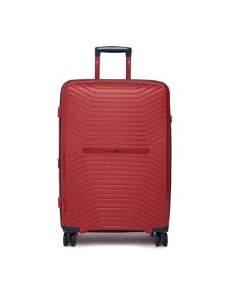 Beverly Hills Polo Club Mittlerer Koffer CEO-BHPC-WAL-006-M Rot