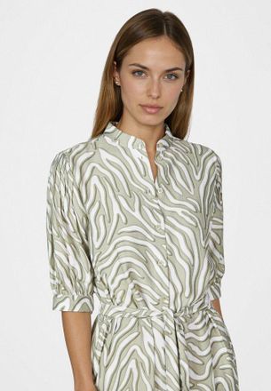 Marc Aurel Midikleid aus l&auml;ssigem Print