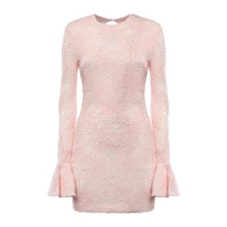 Rotate Mesh Frill Mini Dress - - Dresses - Damen - Rosa - XS