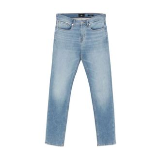 7 For All Mankind Homme, Jeans, Bleu, Taille: W30 Jeans &agrave; effet d&eacute;lav&eacute;