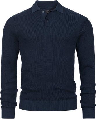 JEFF Strickpullover Herren JFTristan polo Pullover Herrenpullover mit Polokragen und Knopfleiste