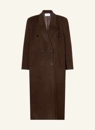 Frankie Shop Wollmantel Gaia braun