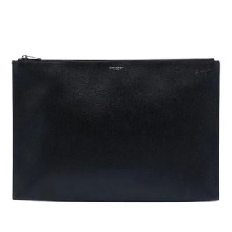 Saint Laurent Sac pochette Pre-owned - Femme - Pre-owned - Noir - Taille: ONE Size