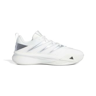 adidas Unisex Lillard Dame Certified 2 Low Trainers Basketball-Schuhe, core White/core Black/Silver met, 40 2/3 EU
