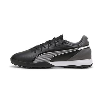 Puma Puma Unisex Adults King Match TT Soccer Shoe, Puma Black-Puma White-COOL Dark Gray, 44.5 EU