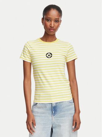 Guess T-Shirt W6YI60 K6413 Gelb Regular Fit