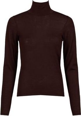 Petite Mendigote Pull Mania droit col montant en laine m&eacute;rinos