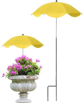 Generico Parapluie De De Protection UV - Nuance De Soleil Pour Jardin Ext&eacute;rieur Avec Protection UPF50+ UV, Auvent R&eacute;glable | Petit Garon De Jardin, Couverture 