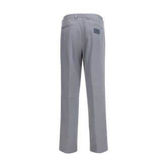 Fendi Mens Gray Cotton Casual Pants