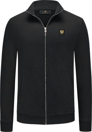 Belstaff Sweatjacke aus Baumwolle mit Logo-Aufn&auml;her in
