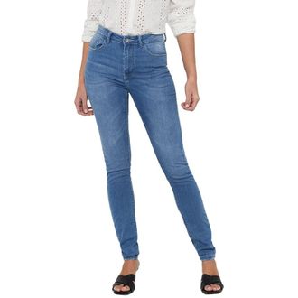 Jacqueline de Yong JdY Damen JDYNEWNIKKI LIFE HIGH SKN LB DNM NOOS Jeans, Light Blue Denim, XS/32