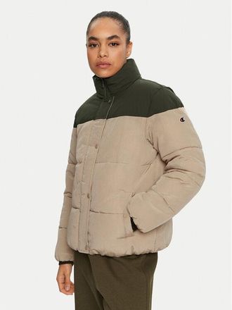 Champion Winterjacke 117574 Beige Custom Fit