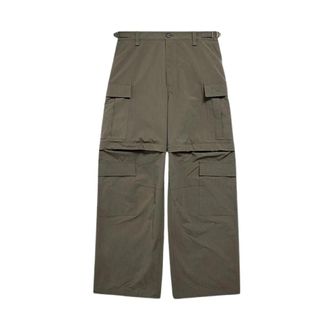 Balenciaga Ripstop Unisex Cargo Hose - - Trousers - Damen - Gr&uuml;n - 2XS