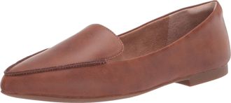 Amazon Essentials Damen Flacher Loafer, Kastanienbraun Kunstleder, 38.5 EU
