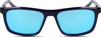 Nike lunettes de soleil &agrave; monture carr&eacute;e - Bleu