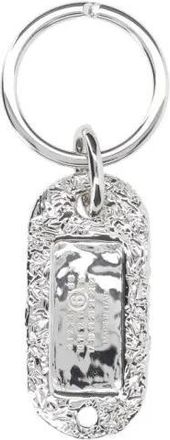 Maison Margiela Schl&uuml;ssel- & Taschenanh&auml;nger - Textured Silver-Plated Brass Keychain With Numeric - Gr. unisize - in Silber - f&uuml;r Damen