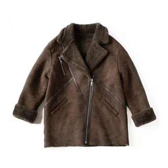 Just things we like Femme, Vestes, Brun, Taille: 38 FR Hana Shearling Jacket