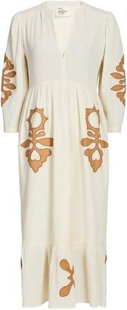 Leon & Harper Robe midi en coton