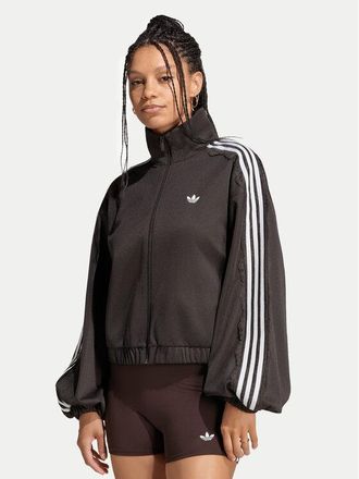 adidas Sweatshirt Lace Oversized Archive Track Top LG4278 Braun Regular Fit