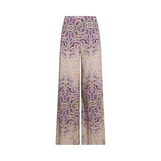 Pierre-Louis Mascia Adanastr Mosaik Hose mit hohem Bund - - Trousers - Damen - Lila - XL
