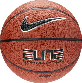 Nike Nike Erwachsene Baskettball Elite, Amber/Black/metallic Silver, 7, 9017-2