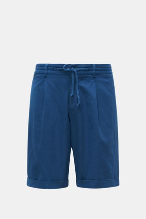 04651/ Herren - Bermudas Linen Blended Bermuda dunkelblau