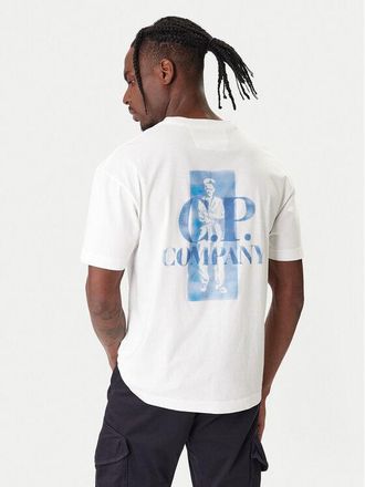 C.P. Company T-Shirt 20CMTS143A110579W &Eacute;cru Regular Fit