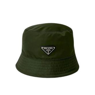 Prada Pre-owned Re-Nylon Bucket Hat - - Pre-owned - Damen - Gr&uuml;n - ONE SIZE